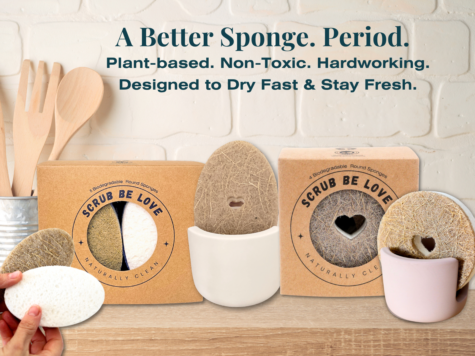 Scrubbelove.com- Plastic-Free Plant-Based Kitchen Sponges & Scrubbers ...